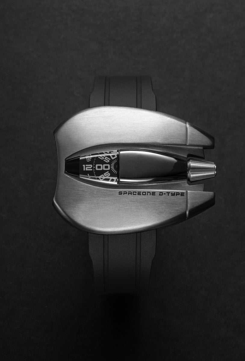 Destro Brushed Titanium Spaceone (Left Handed) – SpaceOne Watches Paris