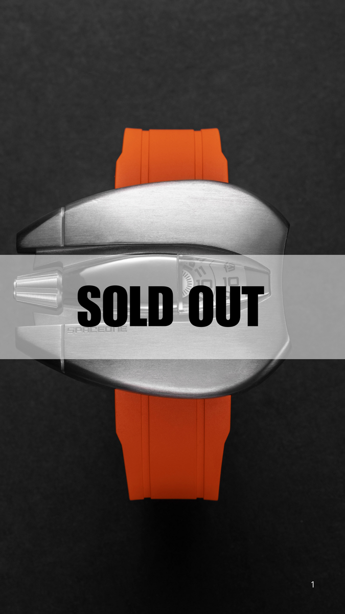 Brushed Stainless Steel Jumping hour – SpaceOne Watches Paris